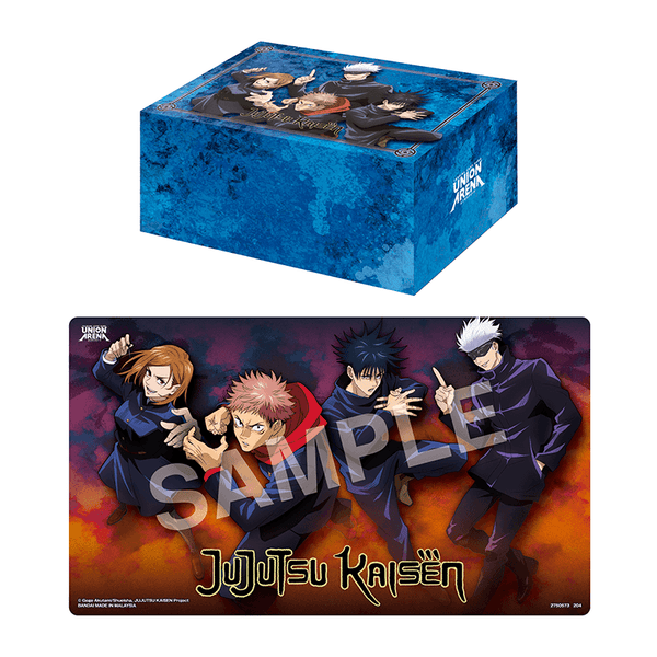 JJK Playmat & Half Storage Box set (Union Arena English) | Awesome ...