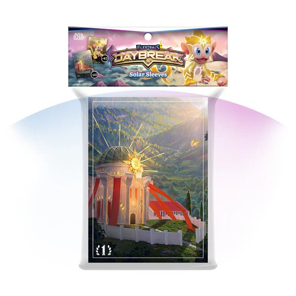 Elestrals - Daybreak Temple of the Sun Card Sleeves | Awesome Deals Deluxe